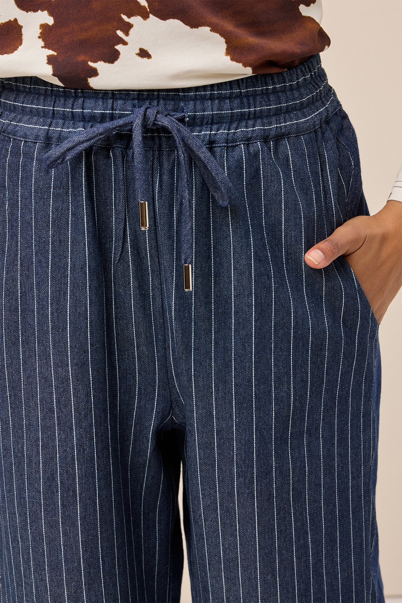 Wave Pant - Denim Patchwork – Variety Hour Studio