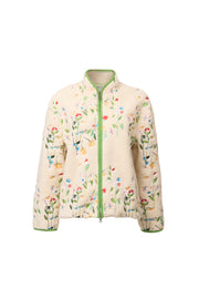 EMBROIDERED FLEECE JACKET - GARDEN – Variety Hour Studio